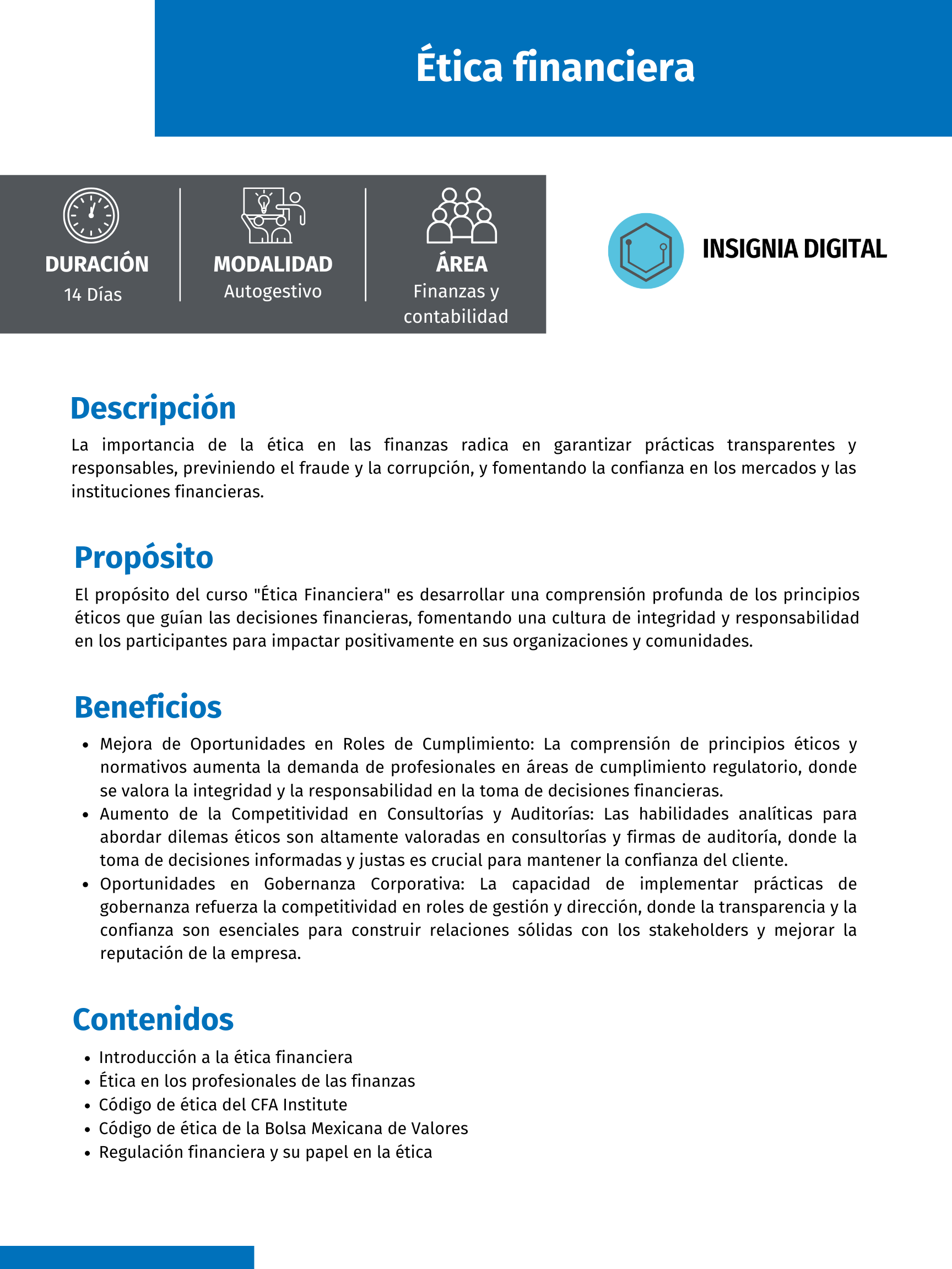 ÉTICA FINANCIERA - Educación Continua UPAEP